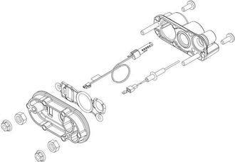 Bosch Ersatzteil ttnr: 7736700318 Gl&uuml;hz&uuml;nder/Elektrode Set kpl. 15-45kW - Bosch