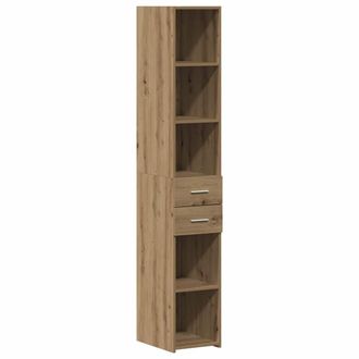 Generic Highboard mit Offenen Regalen und Schublade, Modernes Freistehendes Pr&auml;sentationsregal, Aufbewahrungsschrank aus Holzwerkstoff f&uuml;r Wohnzimmer, Schlafz