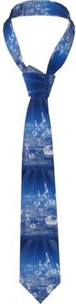 Generic Cravate Notes Musicales De LEau Bulles Tendance Cravates R&eacute;glable Cravates Homme Pour Accessoires C&eacute;l&eacute;brations F&ecirc;te