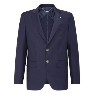 Billionaire Boys Club Homme, Vestes, Bleu, Taille: L Blazer Crest