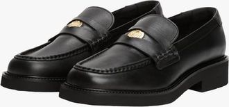 Tommy Hilfiger Kuhleder -Mokassins - Schwarz