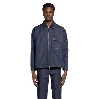Stone Island 1200002 Overshirt in Raw Denim