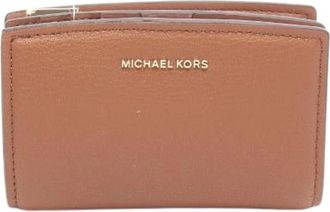 Michael Kors Pre-owned Portefeuille en cuir Bryant - Femme - Pre-owned - Brun - Taille: ONE Size