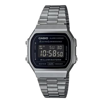 Casio Montre num&eacute;rique vintage A168Wegg-1Bef - Femme - Accessoires - Gris - Taille: ONE Size