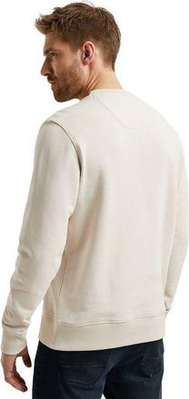 PME Legend Strickpullover CREWNECK LOGO CARRIER aus Baumwolle