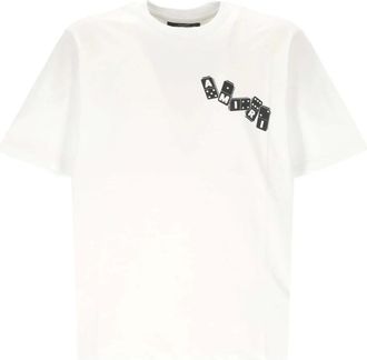 Amiri Homme, Tops, Blanc, Taille: 3XL Domino Tee