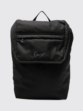 Kenzo Sac &agrave; dos Signature en nylon avec logo brod&eacute; et fermeture &agrave; cordon