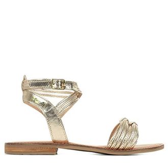 Les Tropeziennes LES TROPEZIENNES PAR M. BELARBI Femme IDUMEA Sandale, Or, 38.5 EU