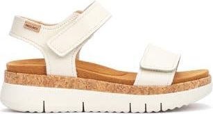 Pikolinos Sandales &agrave; Semelles compens&eacute;es en Cuir Palma pour Femme Color NATA