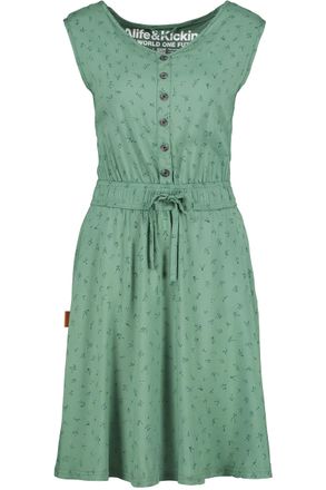 Alife And Kickin Damen ScarlettAK Dress Jerseykleid Kleid, myrte, XL