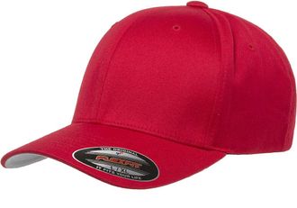 Flexfit Unisex Mens Athletic Baseball Fitted Cap Kappe, rot, L-XL