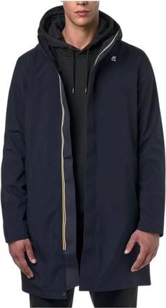 K-Way Homme, Vestes, Bleu, Taille: 3XL Veste longue homme Thomas