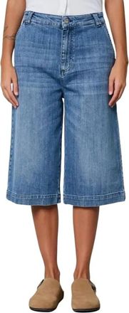 Kaos Kaos, Femme, Shorts, Bleu, Taille: W28 Denim Shorts