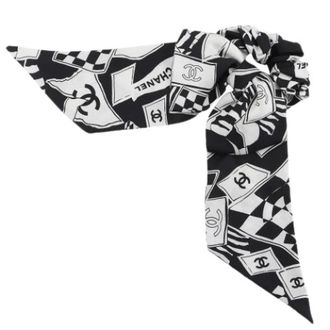 Chanel Pre-owned Coco Mark Silk Scrunchie - Femme - Pre-owned - Multicolore - Taille: ONE Size