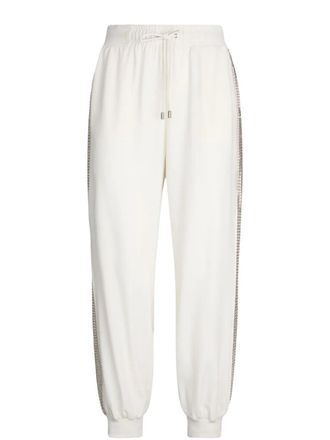 Liu Jo pantalon de jogging &agrave; sequins - Tons neutres