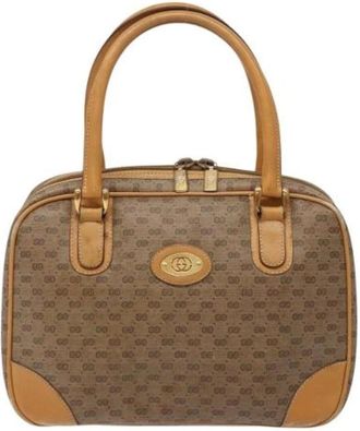 Gucci Pre-owned Cuir sacs-main - Femme - Pre-owned - Beige - Taille: ONE Size