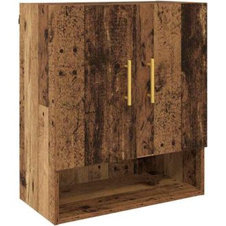 vidaXL Wandschrank Wandmontiert Altholz 60 x 31 x 70 cm Holzwerkstoff Vidaxl