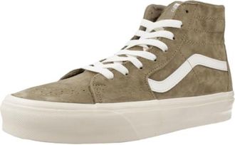 Vans Baskets fusel&eacute;es Sk8-hi pour femme, Feuille de laurier en daim de por, 4.5-6