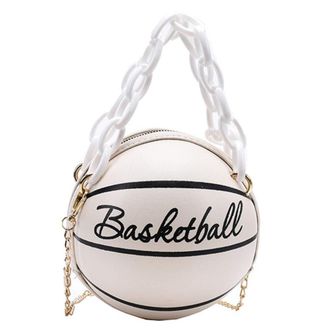 Valiclud Basketballform Umh&auml;ngetasche Mit Rei&szlig;verschluss Schultertasche F&uuml;r Damen Trendige Tasche F&uuml;r Verschiedene Anl&auml;sse