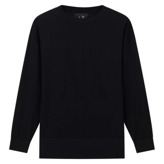A|X Armani Exchange Rundhals-Strickware - - Knitwear - Herren - Schwarzk - S