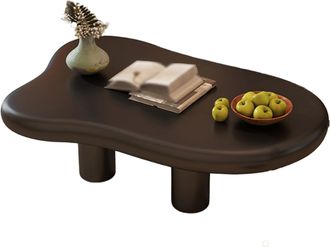 Generic Couchtisch Wolkenform Antik-Stil Hergestellt Aus Kunstholz Wohnzimmertische Verdickte Lackierte Tischplatte Verstärkte Tischbeine Stubentisch für Wohn