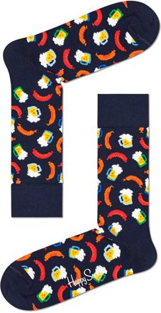 Happy Socks Socken mit Bratwurst und Bier-Motiven und Stretch in