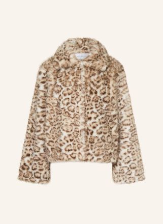 Mrs & Hugs Mrs & Hugs Kunstfell-Jacke weiss