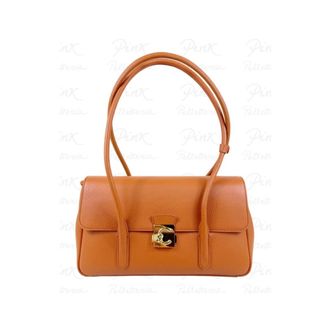 Coccinelle Femme, Sacs, Orange, Taille: ONE Size C-Me Lock Bauletto Grande