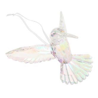 Angoily Schimmernde Transparente Acryl Vogelanh&auml;nger zum Aufh&auml;ngen Fliegende Vogelfiguren als H&auml;ngedekoration f&uuml;r Kinderzimmer und Wohnr&auml;ume