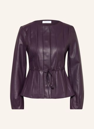 Rich & Royal Jacke In Lederoptik lila