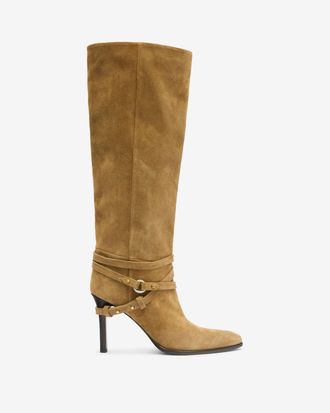 Isabel Marant Bottes Ieva Twin - Femme - Taupe - Taille 36 - Isabel Marant