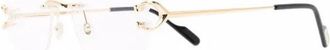 Cartier CT0344O Gold-Tone Metal Sunglasses - Gold