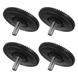 Cabilock 4 St&uuml;ck Pack Verstellbare M&ouml;belf&uuml;&szlig;e M10 mit Antivibrationspads rutschfest H&ouml;henverstellbare Nivellierf&uuml;&szlig;e f&uuml;r Heimtrainer Sofas Hartholzb&ouml;den