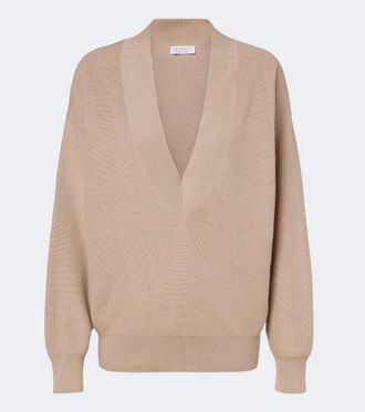 Brunello Cucinelli Pull Monili en coton