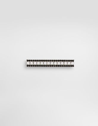 Dolce & Gabbana Krawattenklammer Aus Metall Und Strass - Mann Bijoux Silber Metall Onesize