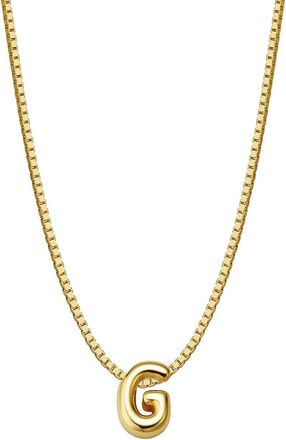 Glanzst&uuml;cke M&uuml;nchen Halskette - Sterling Silber Halskette Buchstabe G - Gr. unisize - in Gold - f&uuml;r Damen