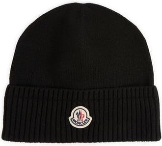 Moncler Bonnet uni en laine vierge et cachemire