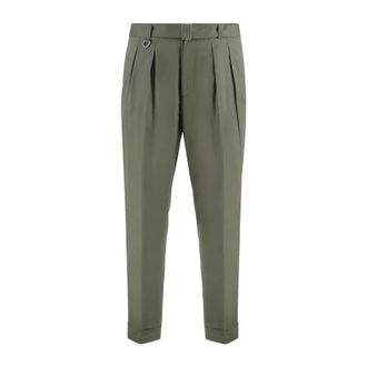Paolo Pecora Ma&szlig;geschneiderte Hose - - Trousers - Herren - Gr&uuml;n - L