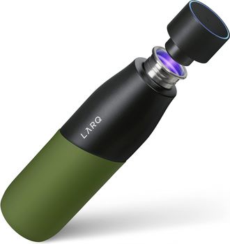 LARQ Movement PureVis 950ml - UV-selbstreinigende Edelstahlflasche mit Silikonh&uuml;lle | Leicht, sto&szlig;fest, h&auml;lt Wasser k&uuml;hl | Fitness, Laufen & Outdoor-Aktivi