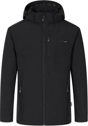 Blue Wave Softshelljacke Herren Jacke Marlon mit leichter Wattierung und abnehmbarer Kapuze