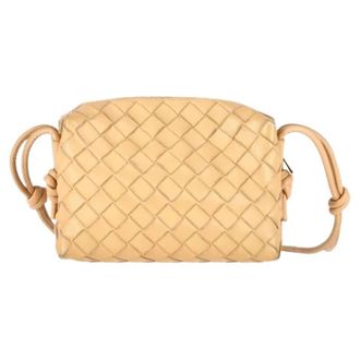 Bottega Veneta Pre-owned Mini Intrecciato Loop Camera Crossbody Bag - - Pre-owned - Damen - Beige - ONE SIZE