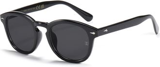 SHEEN KELLY Vintage Runde Sonnenbrille Frau Eyewear M&auml;nner Sonnenbrille Rosa Blau