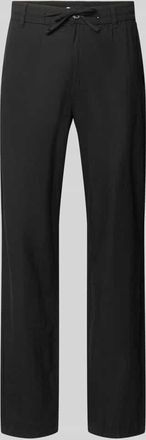 Lindbergh Hose aus Leinen-Baumwoll-Mix mit elastischem Bund