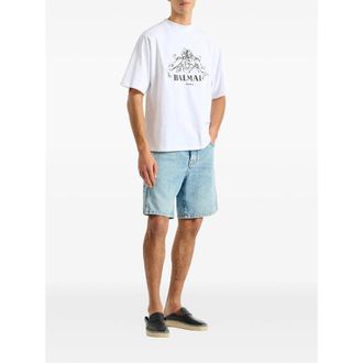 Balmain Logo-Printed T-Shirt - White
