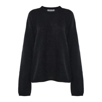 Frankie Shop Rundhals-Strickware - - Knitwear - Damen - Schwarzk - L