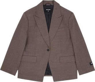 Worst Behavior Wrstbhvr, Femme, Vestes, Brun, Taille: 42 FR Blazer Oversize