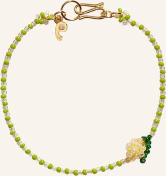 Pura Utz Pura Utz Armb&auml;nder Mini Striped Lemon Bracelet 17cm By Glambou gold