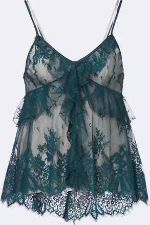 Jacques Wei Camisole aus Spitze