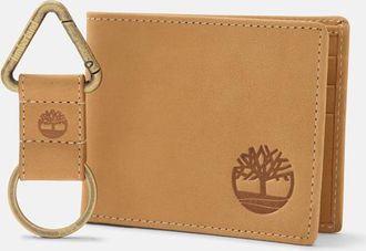 Timberland Geschenkset mit Brieftasche & Schl&uuml;sselanh&auml;nger f&uuml;r Herren in Gelb, Herren, Gelb