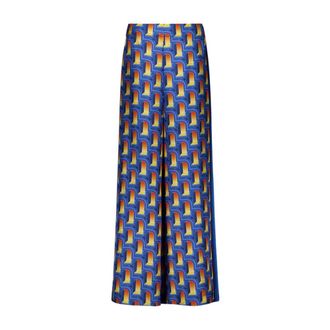 Casablanca Geometrische Wide-Leg Hose - - Trousers - Damen - Mehrfarbig - 2XS